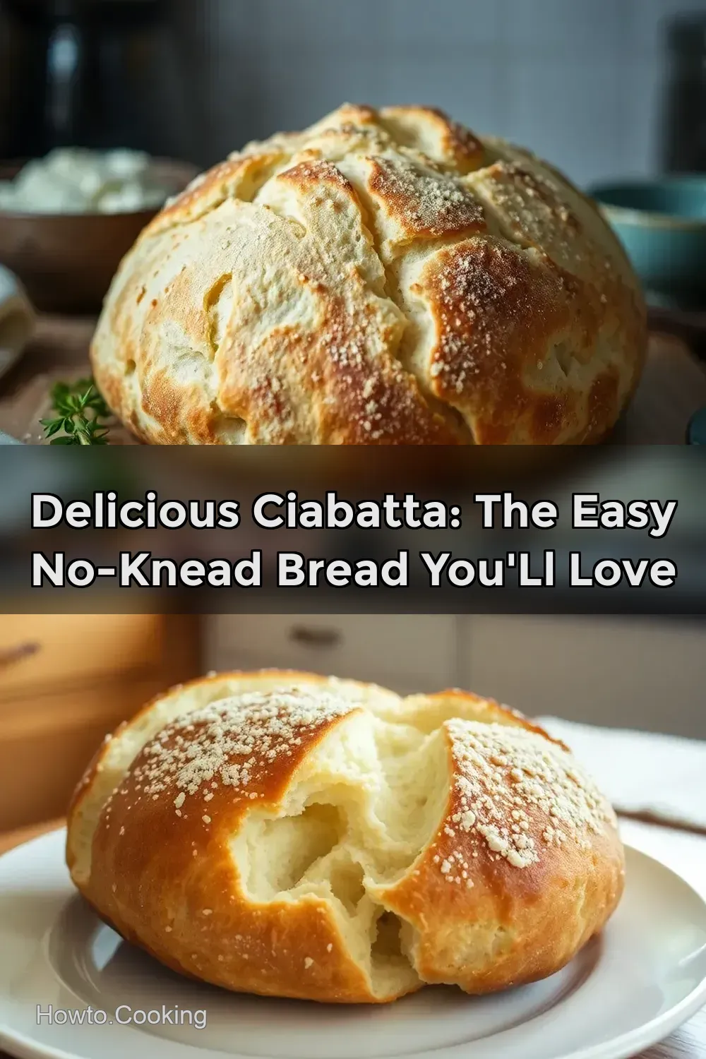 Classic Ciabatta Bread: My Easy No-Knead Homemade Recipe