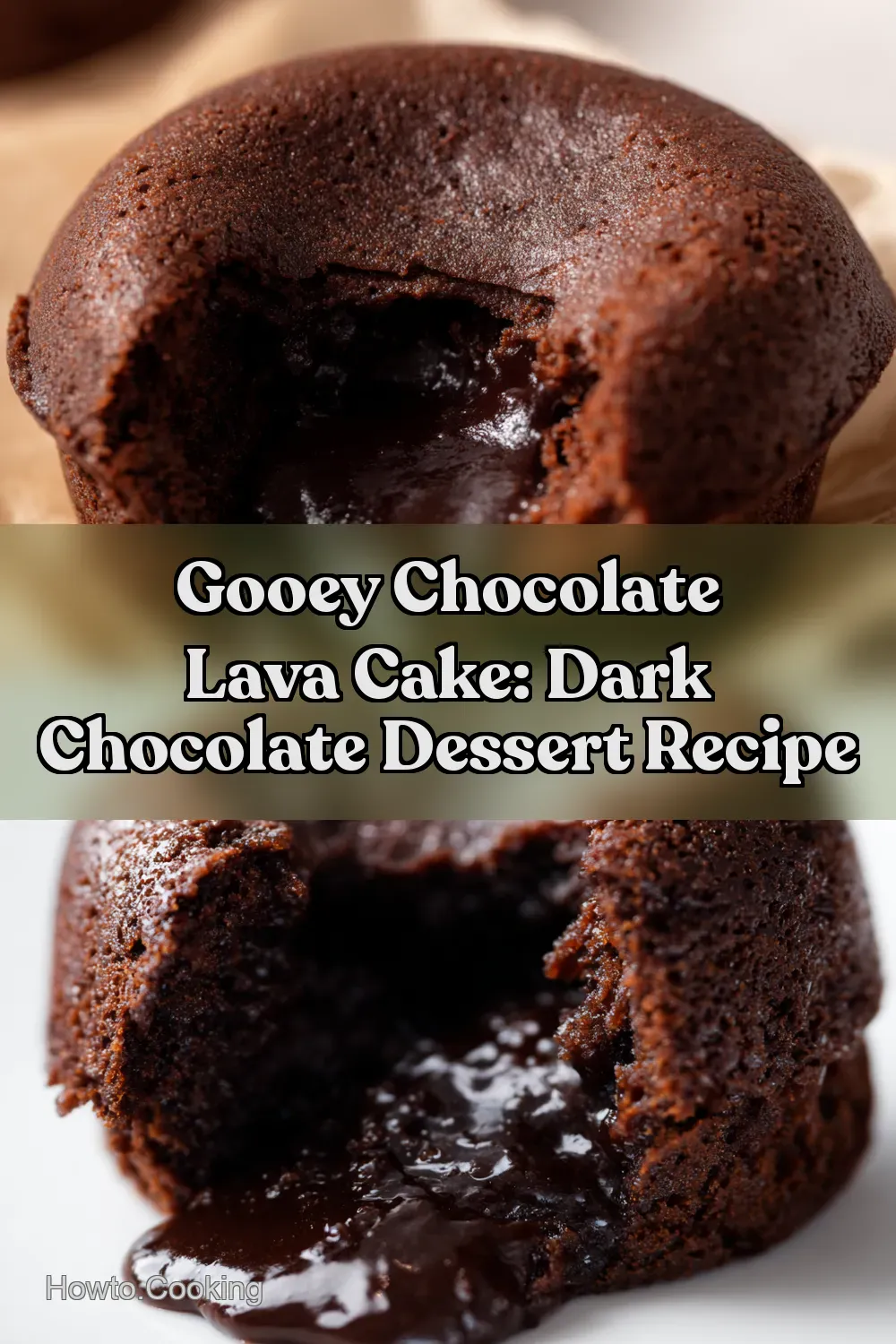 Rich Dark Chocolate Lava Cake Recipe - So Gooey! - How to…