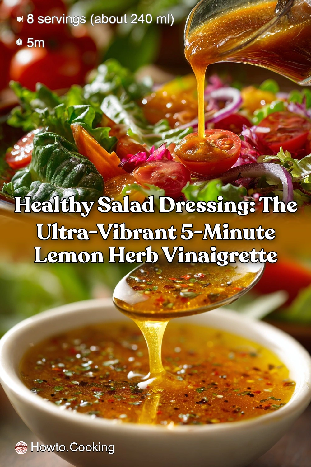 Healthy Salad Dressing: The 5-Minute Zesty Sunshine…