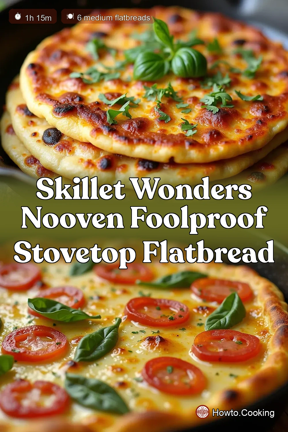 Foolproof Stovetop Bread Soft NoOven Flatbread Recipe