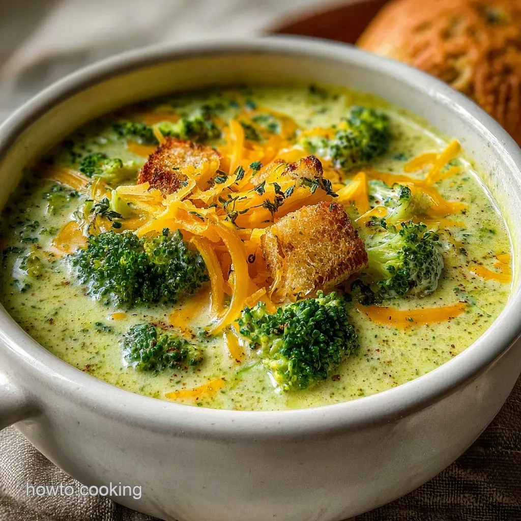 Broccoli and Cheese Soup: Silky and Ready in 40 Minutes