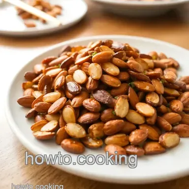 Ultimate Savory-Sweet Roasted Chopped Almonds in Asian Sauce