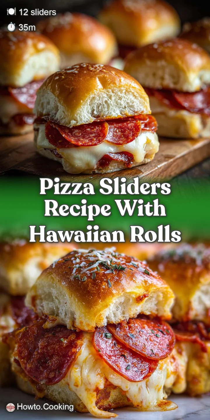Pizza Sliders Recipe for 12 Sliders - How to Cooking