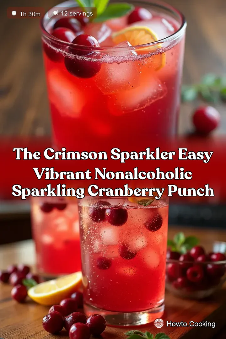 Sparkling Cranberry Punch Recipe Easy Ginger Citrus Fizz