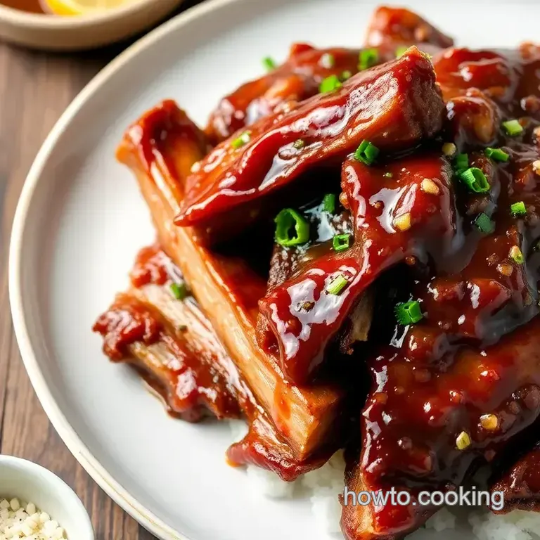 Bake Juicy Spare Ribs with Sweet Garlic Glaze - How to…