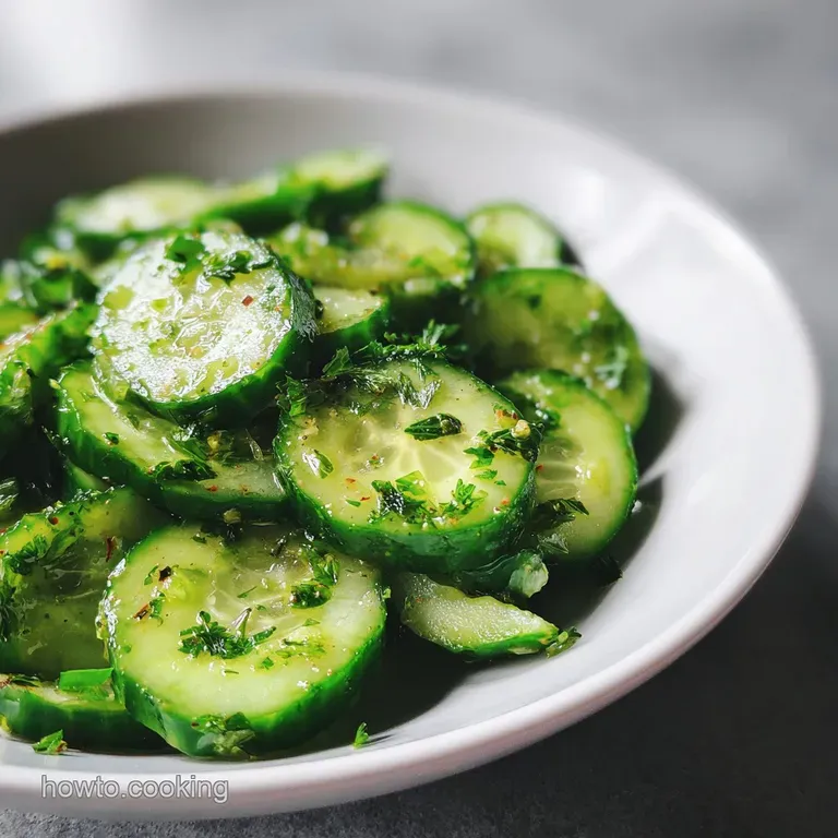 Cucumber Salad in 15 Minutes: Crisp & Zingy - How to Cooking