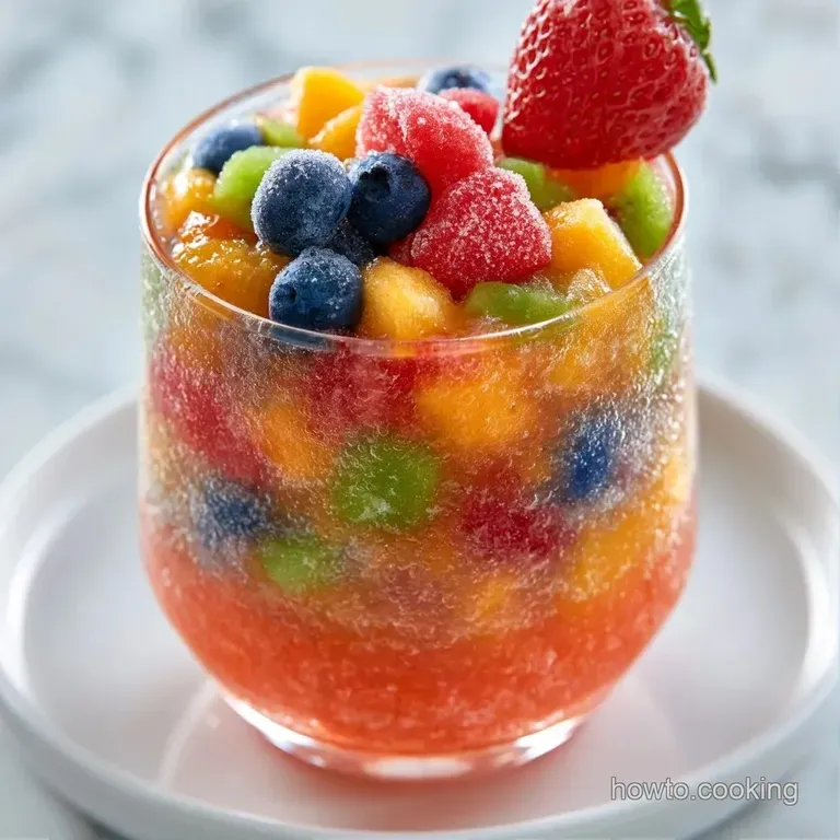 Homemade Fruit Juice Slushie in 5 Minutes - How to Cooking