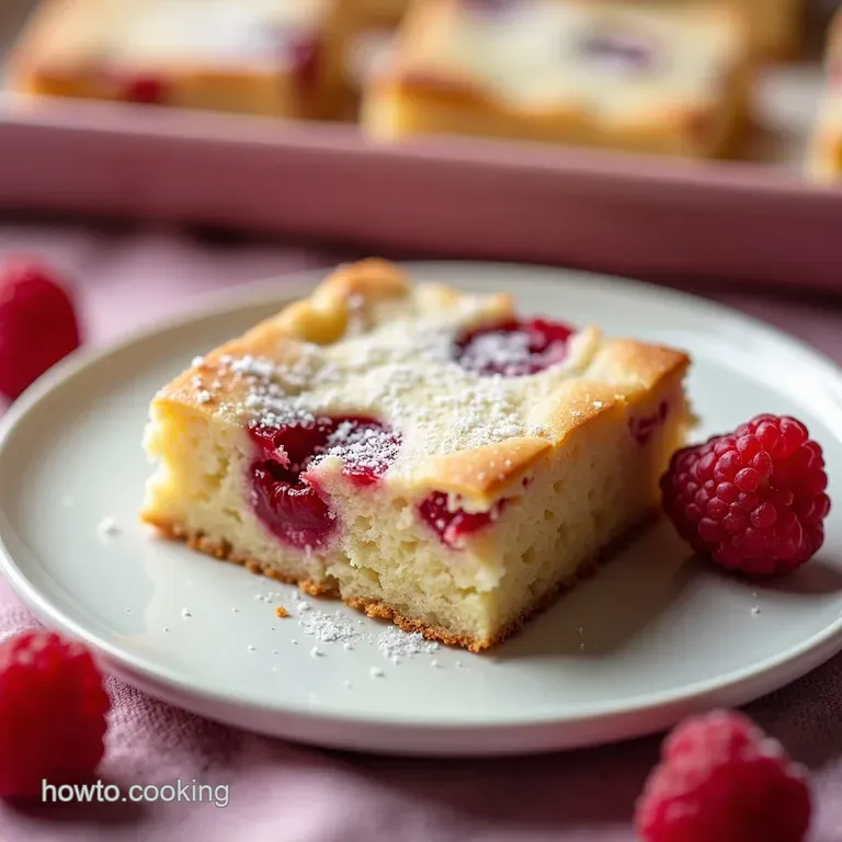 Raspberry White Chocolate Shortbread Bars My Easy Traybake