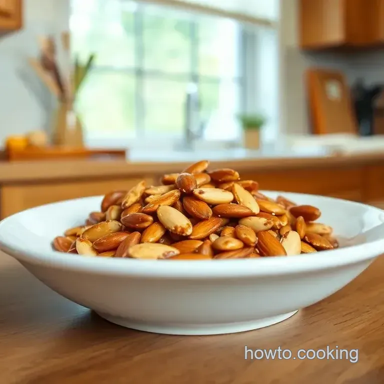 Ultimate Savory-Sweet Roasted Chopped Almonds in Asian Sauce