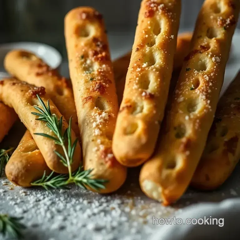 Rosemary Garlic Bread Sticks Recipe: Italian Comfort!